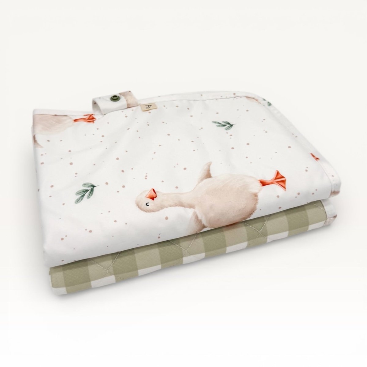 Bamboo Travel Change Mat - Portable Folding | Reversible, Waterproof